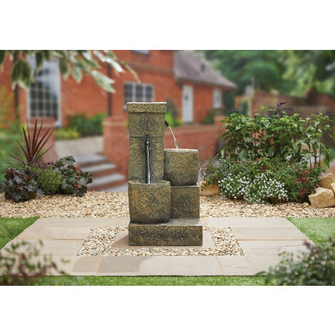Easy Fountain Cotswold Trough LED Traditional Garden Water Feature ...