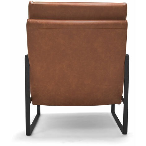 BRADFORD - Retro-Design-Sessel aus Kunstleder