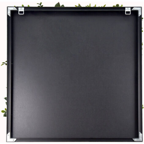 Liana - K nstlicher vertikaler Garten, Panel mit schwarzem PVC-Rahmen ...