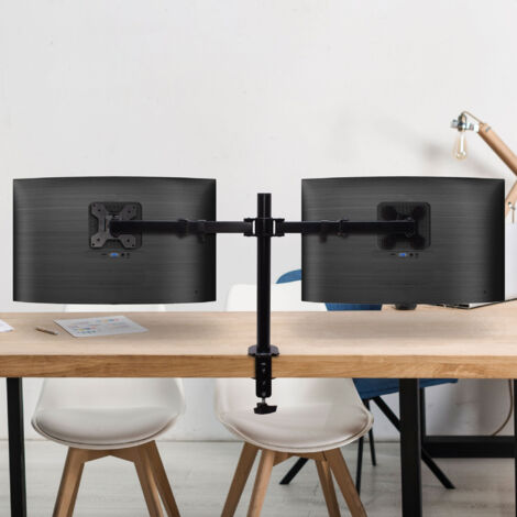 Samus - Dual Monitor Stand f r LED LCD 10 bis 27 Zoll Vesa 75/100 mm ...