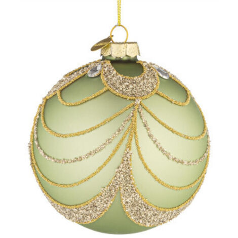 Pallina di natale Verde D10cm