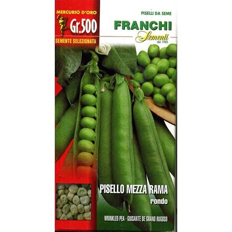 SEMI PISELLO MEZZA-RAMA RONDO GR.500 FRANCHI SEMENTI