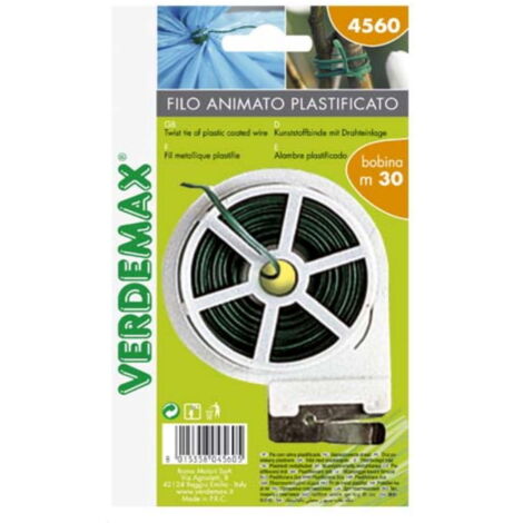 Filo Animato Plastificato Bobina 30 Metri x legare piante fiori ortaggi ...