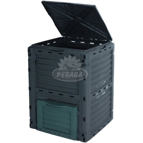 Composter Compostiera Eco Capacità 300 Litri 81x61x61cm