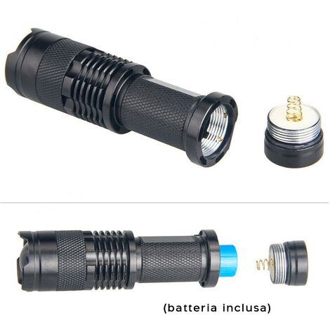 Linterna LED recargable para pesca nocturna portátil con cargador