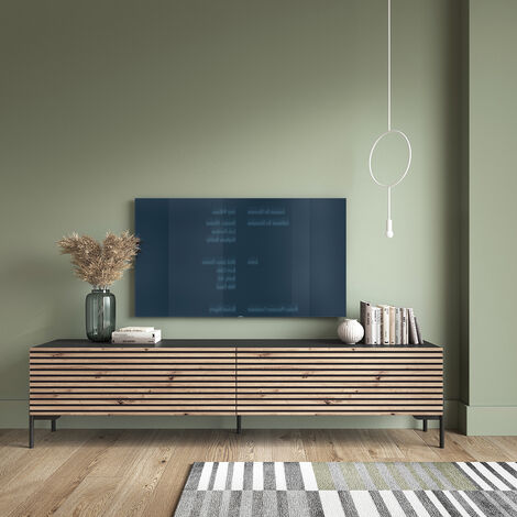 Selsey LAMMELO - Il Mobile TV - 175 cm - nero/rovene