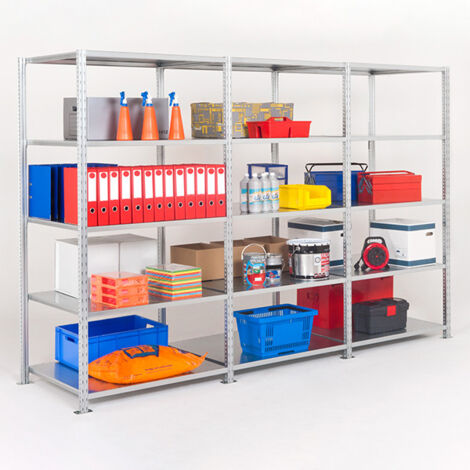 Rayonnage d'atelier 5 nivx - Élément suivant - 2000x1250x400mm - 150kg ...