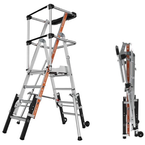 PIRL télescopique 3 à 4 marches - Hauteur max. de travail 2.95m - 2274920