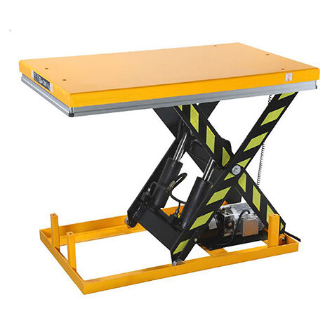 Plateforme élévatrice électrique fixe 2T 380V - Levée max 1300mm ...