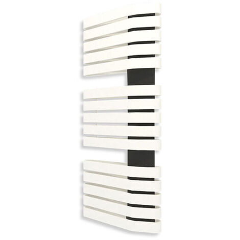 Sèche-serviette électrique blanc de 925mm de haut et 500mm de large ...