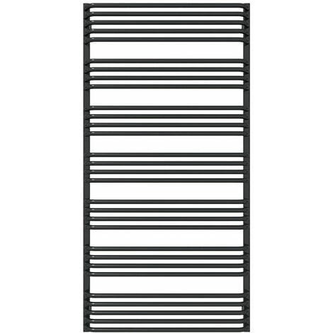 Sèche-serviette électrique noir de 1580mm de haut et 800mm de large ...