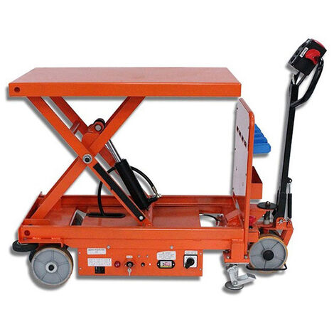 Plateforme de levage mobile électrique - Levée max 1075mm - Plateforme ...