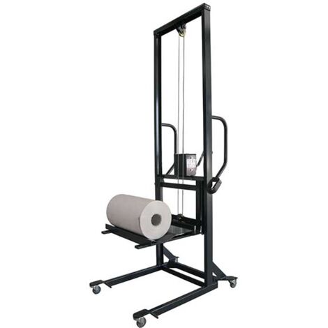 Gerbeur manuel avec plateau porte bobine transversal - Levée max 1750 ...