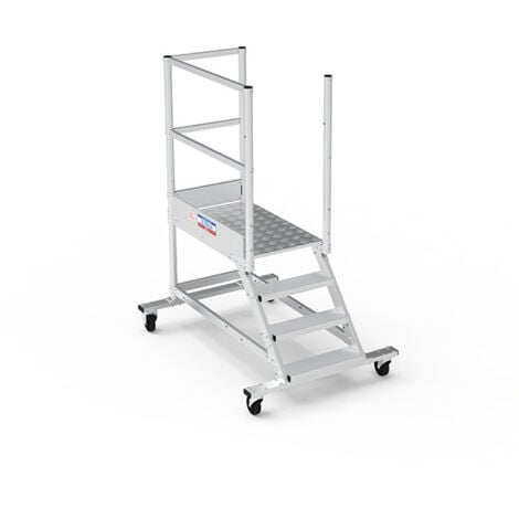 Plateforme roulante 3 marches - Hauteur max. de travail 2.60m - PTF103G-RS