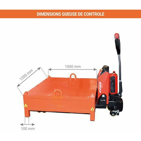 Gueuse de contrôle - Capacité maximale de 250 kg - SCW250N