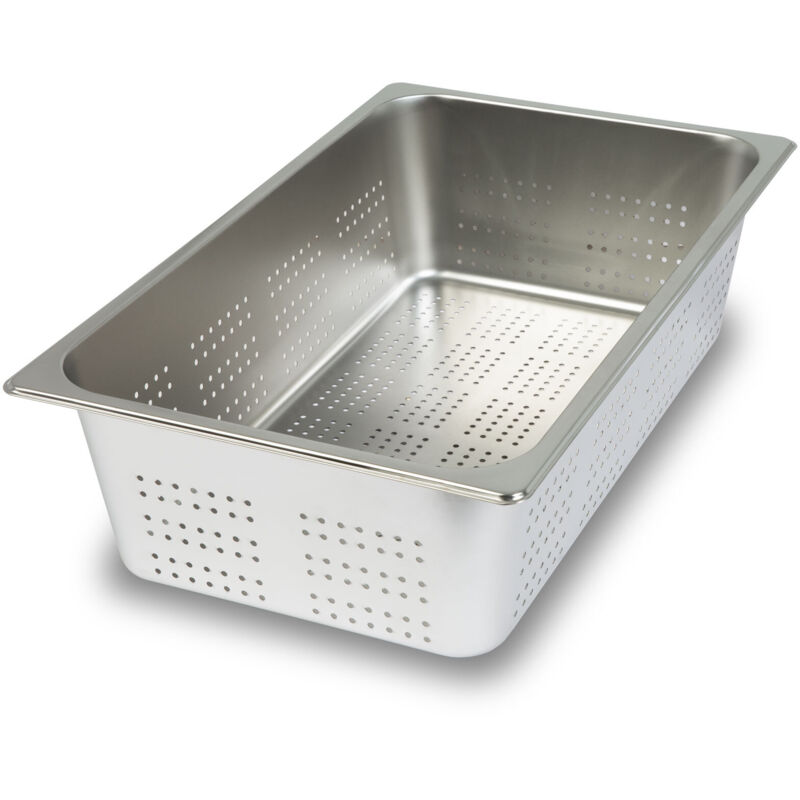 Bac GN 1/1 inox perforé profondeur 150mm, -40° à +300°C, bain-marie ...