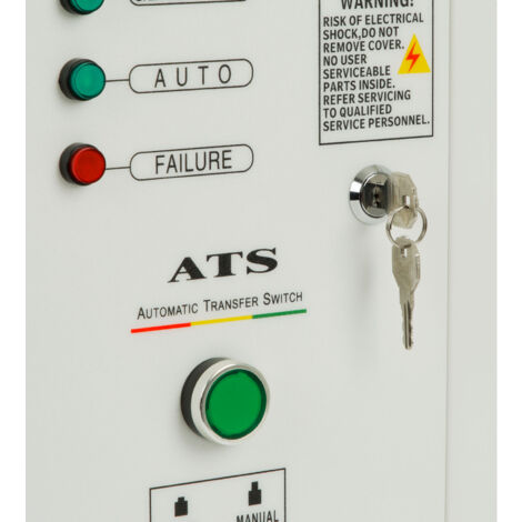ATS Automatique transfert 15kW, 3 phases, 400V, câble 1,5m inclus – EBERTH