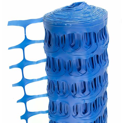 Oypla Heavy Duty Blue Safety Barrier Mesh Fencing 1mtr x 15mtr