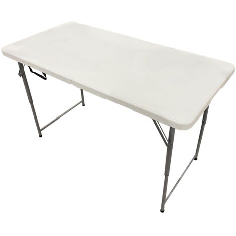 Oypla 4ft 1.2m Folding Heavy Duty Outdoor Trestle Party Garden Table