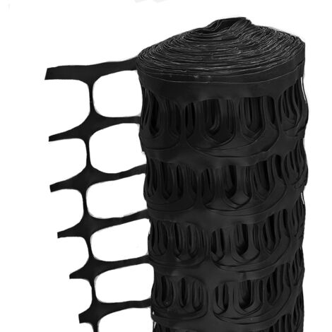 Oypla Safe Net Heavy Duty Black Safety Barrier Mesh Fencing 1mtr x 50mtr