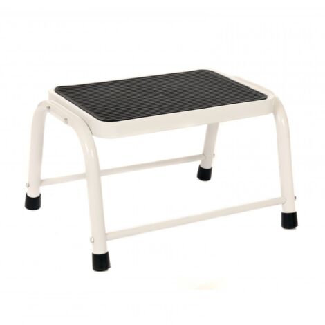 Oypla Single Caravan Step Stool Steel Non Slip Rubber Tread Safety