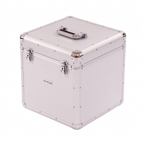 Oypla 100 x 12" LP Vinyl Record Box Hard DJ Flight Case Aluminium