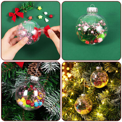 Casaria Palline Natalizie per Albero di Natale Set da 24 Addobbi ...