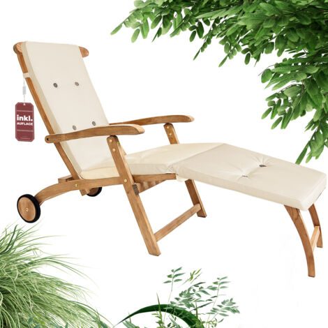 Schne Gartenliege Holz Mit Auflage Fotos