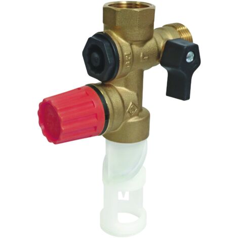 Groupe de sécurité inox orientable pour eau agressive