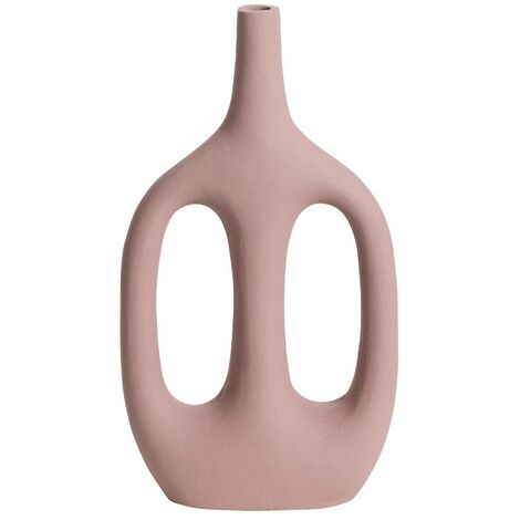 Vase soliflore rose en aluminium Pivoine