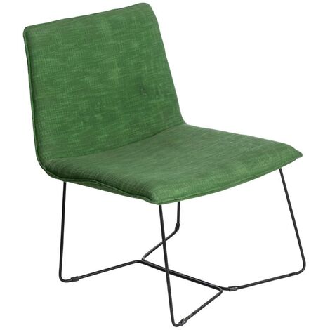 Fauteuil vert Isaure