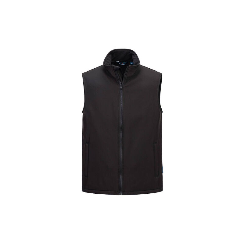 Chaleco softshell Print & Promo (2 capas) corta vientos PORTWEST TK22 4XL Negro