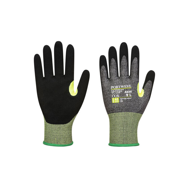 Guante CS Cut F13 Nitrilo - Protección y Agarre Superior / Gris Negro / XL