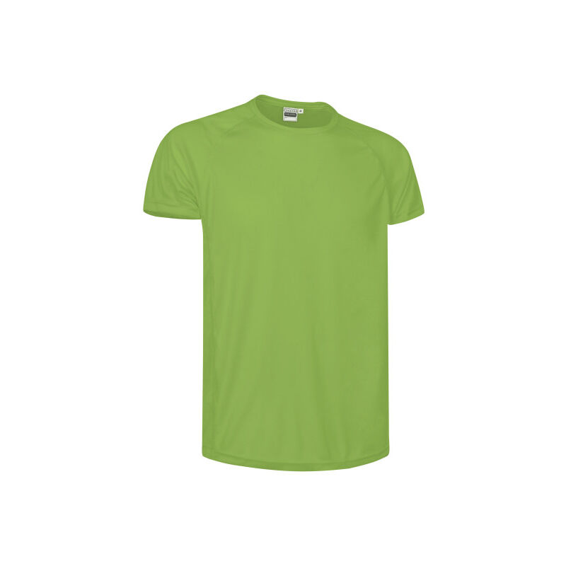 Camiseta técnica de manga corta y cuello redondo, tejido de poliéster ...