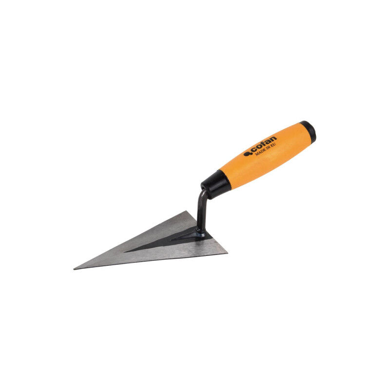 Paletín con punta aguda con mango de goma y 130 mm de longitud 09515205