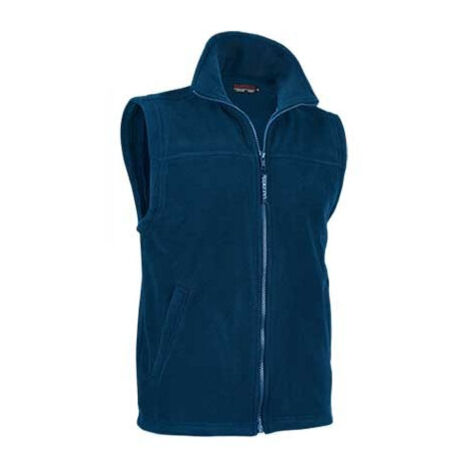 Chaleco en tejido polar antipeeling con alto efecto calórico VALENTO Cerler L Azul marino