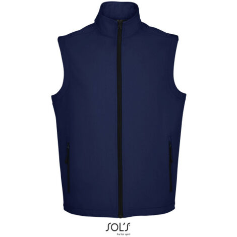 Chaleco Softshell De Hombre SOL'S RACE BW MEN S French Marino