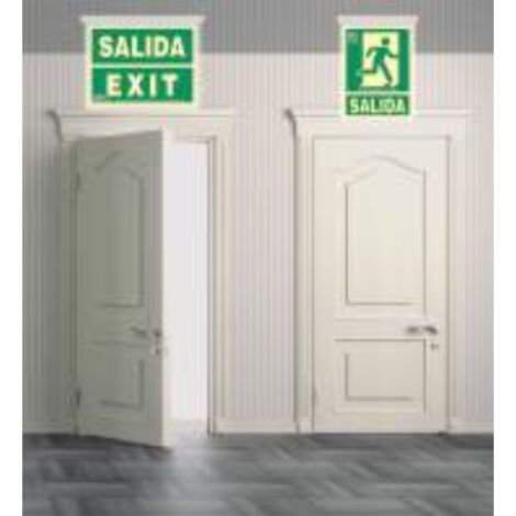 Soporte de techo Banderola para señales de seguridad SEKURECO 180 X 450 mm