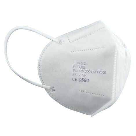 Mascarilla plegable FFP2 - EN149:2001 + A1:2009 / N95 / COVID-19 - CORONAVIRUS (20 mascarillas)