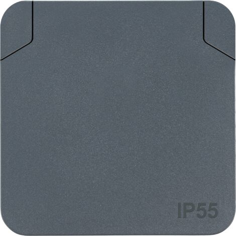 DEBFLEX - CYKLONE IP55 Prise 2P+T FR Anthracite - 730420 - ORIGINE France