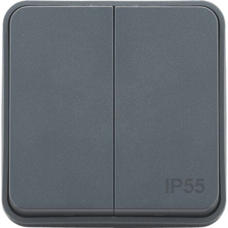 DEBFLEX - CYKLONE IP55 Va et Vient Double Anthracite - 730423 - ORIGINE ...