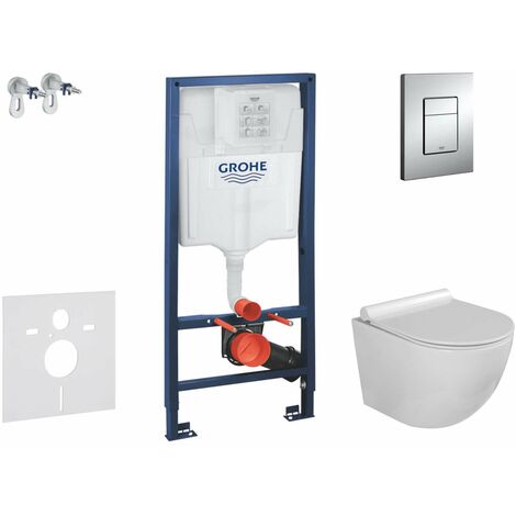 Grohe Rapid SL - Set con modulo di installazione, vaso WC Gaia e ...