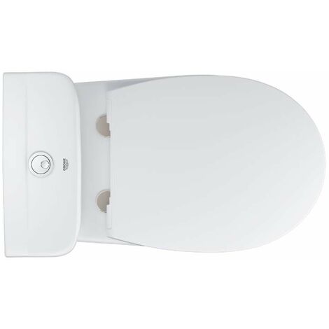 Grohe Bau Ceramic - Set WC monoblocco con cassetta e copriwater ...