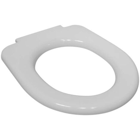 Jika Deep - Sedile per WC senza coperchio, Antibak, bianco H8932823000001
