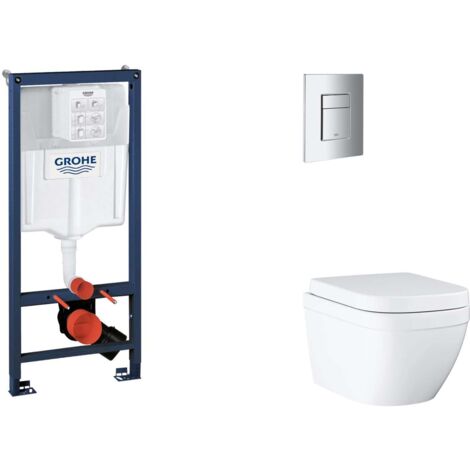 Grohe Rapid SL - Set con modulo d'installazione a parete, copriwater WC ...