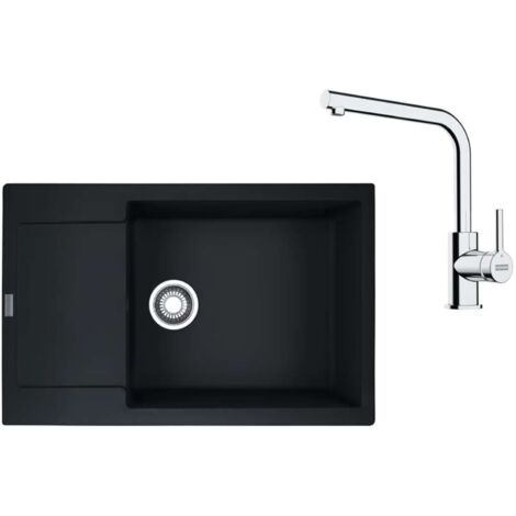 Franke Set - Set da cucina G261MČ, lavello in fragranite MRG 611-78 BB ...