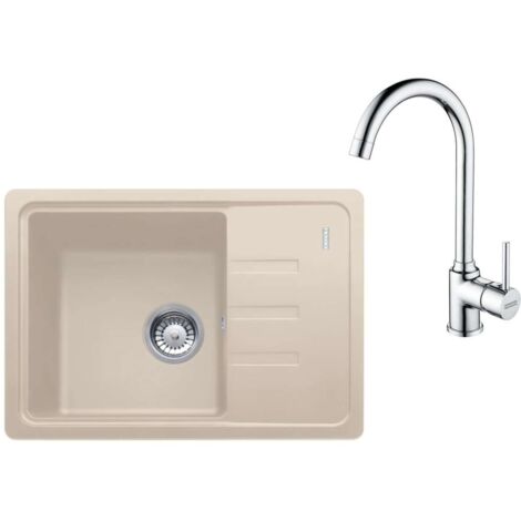 Franke Set - Set da cucina G265SA, lavello in fragranite BSG 611-62 e ...