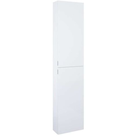 Jika Pure - Mobile alto 180x40x13 cm, 2 ante S/D, bianco H43J2352305001