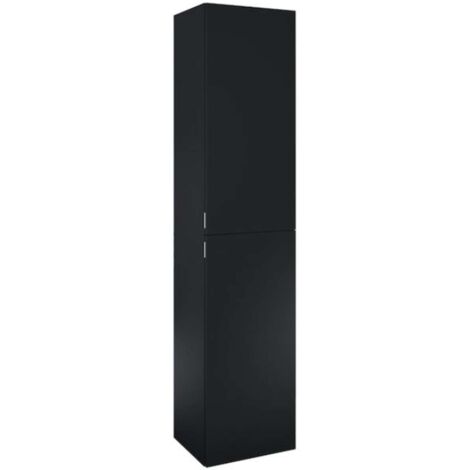 Jika Pure - Mobile alto 180x40x35 cm, 2 ante S/D, nero opaco H43J2322303531