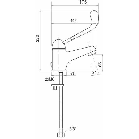 novaservis-metalia-55-miscelatore-da-lavabo-senza-sistema-di-scarico